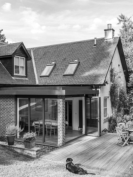 Cottage Extension to create open plan kitchen - cb3 design architects